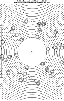 Sheldon Brown's Bicycle Crank/Chainring Bolt Circle Diameter templates