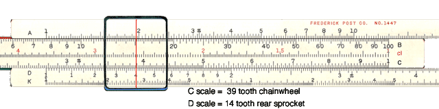 Slide Rules and Bicycle Gears