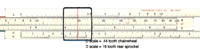 Slide Rules and Bicycle Gears